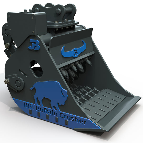 BB1 Buffalo Excavator Crushing Bucket - 1.5-2 Tonne – JB Equipment Ltd