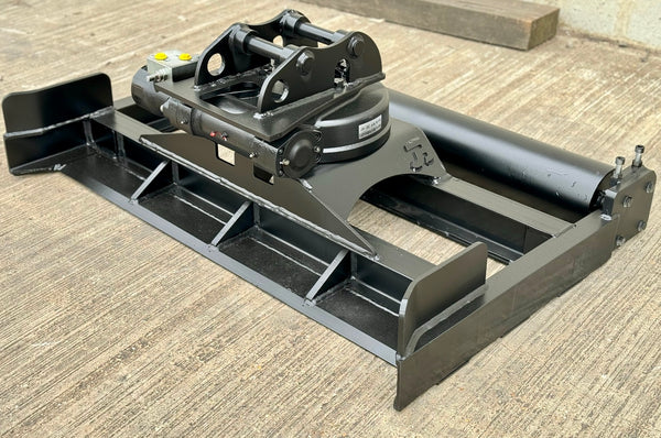 Excavator Grading Beam with Roller - 1200mm - 1 to 3 tonne – JB ...