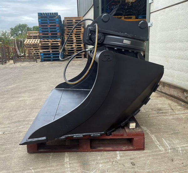 GRB-12-R Rotating 360° Scandinavian Excavator Grading Bucket - 12-16 T ...