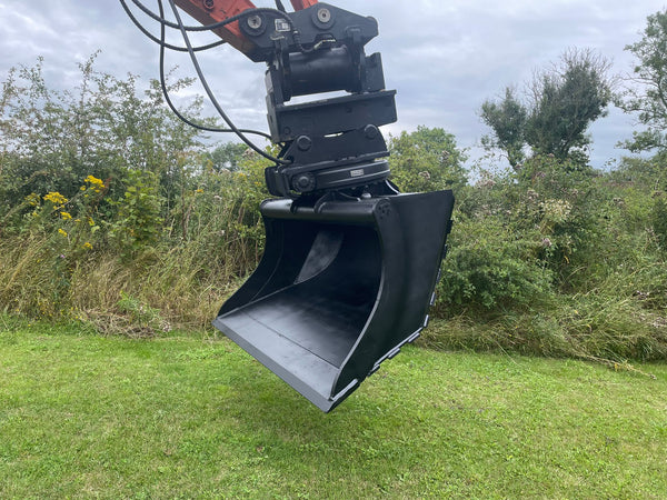 GRB-2-R Rotating 360° Scandinavian Excavator Grading Bucket - 2.5-3 To ...
