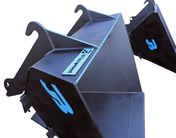 1 Cubic Telehandler Bag Filling Bucket to fit JCB Q-FIT, Merlo, Manito ...