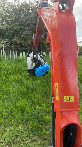 C4 Excavator Flail Head - A100 - 100cm - 3 to 5 Tonne Excavator – JB ...