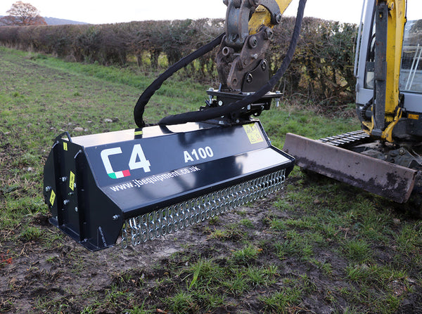 C4 Excavator Flail Head - A100 - 100cm - 3 to 5 Tonne Excavator – JB ...