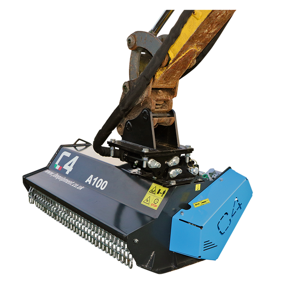 C4 Excavator Flail Head - A100 - 100cm - 3 to 5 Tonne Excavator – JB ...