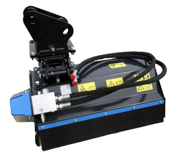 C4 Mini Excavator Flail Head - A60/80 - 60cm or 80cm - 1 to 3 Tonne Ex ...