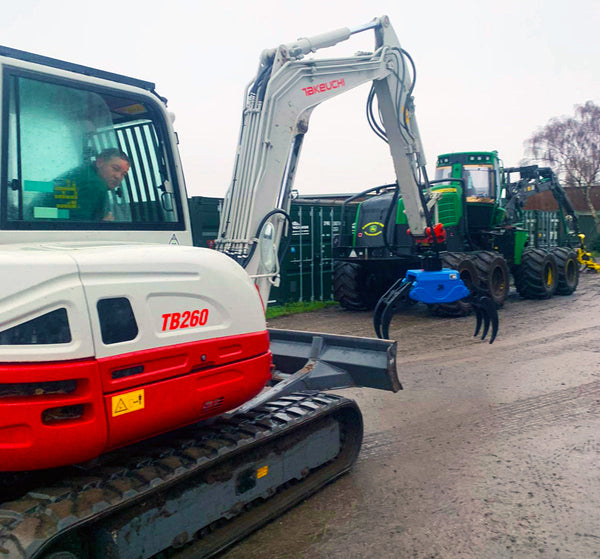 BC230 Excavator Forestry Grab - 4-8 Tonne – JB Equipment Ltd
