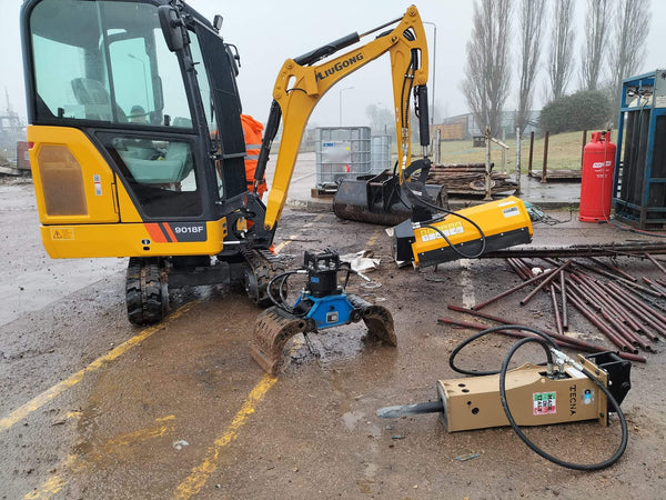 SGR-1HD Hydraulic Rotating Excavator Selector Sorting Grab - 1-2.2 Ton ...