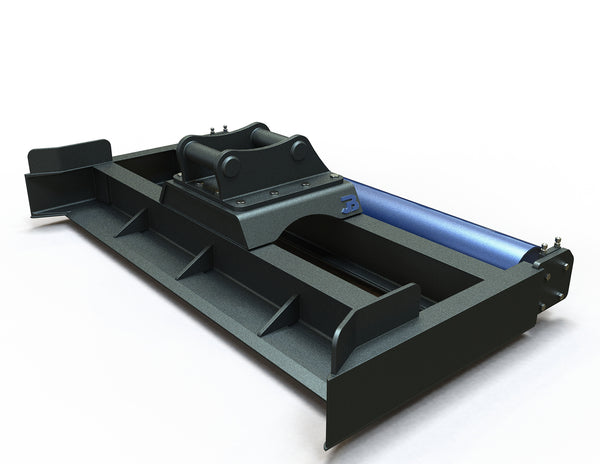 Excavator Grading Beam with Roller - 1500mm - 2.5 to 7 tonne – JB ...