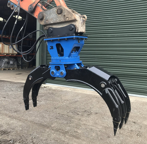 Hydraulic Rotating Excavator Rock Grapple - 18-25 Tonne – JB Equipment Ltd