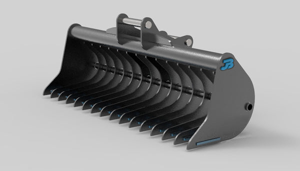 100 General Purpose Excavator Land Rake Bucket - 12-16 Tonne – JB ...