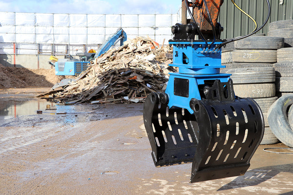 SGR-8 Hydraulic Rotating Excavator Selector Sorting Grab - 7-10 Tonne ...