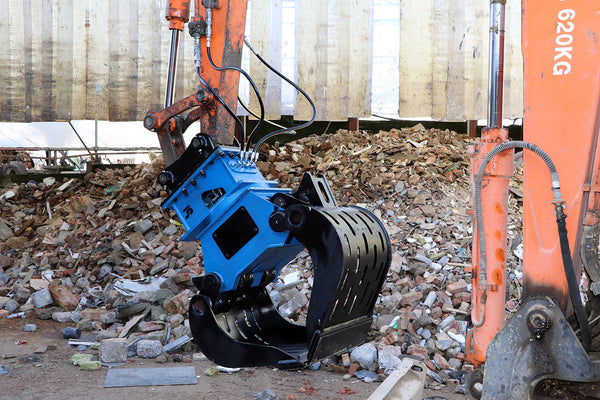 SGR-8 Hydraulic Rotating Excavator Selector Sorting Grab - 7-10 Tonne ...