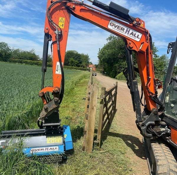 C4 Excavator Flail Head - B80/100 - 80cm or 100cm - 3 to 6 Tonne Excav ...