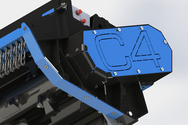 C4 Excavator Flail Head - D110-160 - 110cm, 130cm or 160cm - 6 to 15 T ...