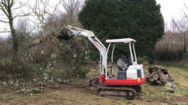 MG1 Mechanical Mini Digger Grapple Grab - 1.2 to 2 tonne – JB Equipment Ltd